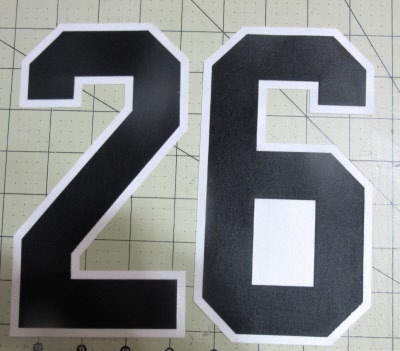 Order Loose Twill Numbers - Varsity