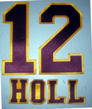 Sports Letters Tackle Twill