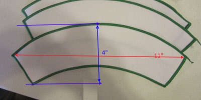 Blank Patch Top Rocker -4"x7-1/2" Sold Individually