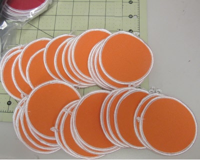 Blank Patch - Priced By Sets 1 set (5 pcs) Circle -2-1/2"