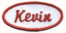 Name Patch like "Kevin"