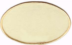 Blank Patch Oval -5" and Up