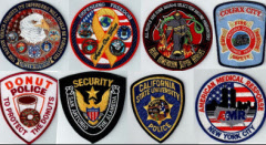 NAME PATCH EMBLEMS - Embroidered