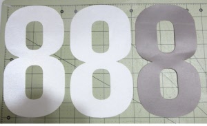 Sports Letters Tackle Twill